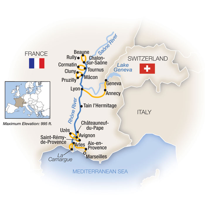 Rhone River Cruises | Tauck